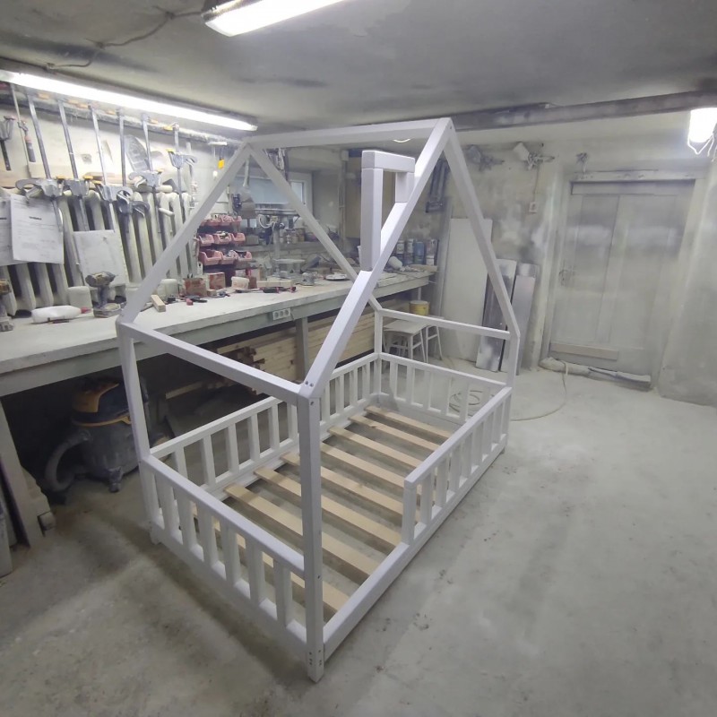 Łóżko Domek Ii Pod Materac 180x90 Malowane